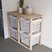 Basket Rack Plan | DIY Digital Plans Laundry Organizer Basket Storage ...