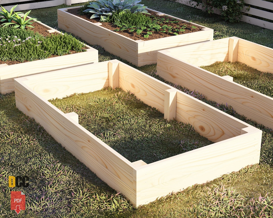 Diy Planter Box Plan | Planter Plans Garden Box Raised Planter Diy Garden Bed Cedar Planter Box ...