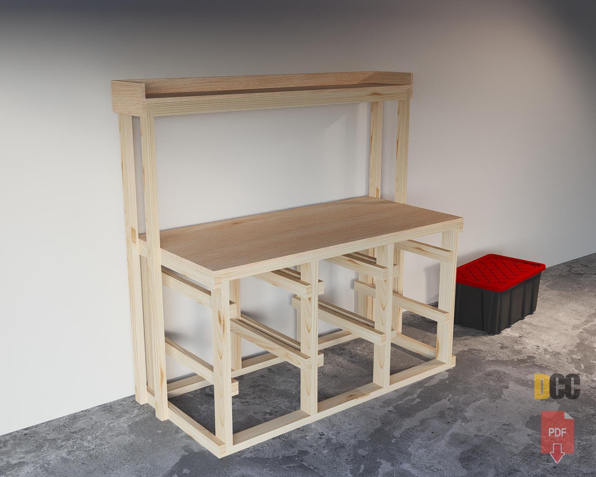 Stackable Bin and Tote Storage Rack | 17 Gallon Bin Bin Garage Shelves ...