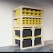 Stackable Bin and Tote Storage Rack | 27 Gallon Bin Bin Garage Shelves ...