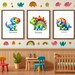 Dino Bedroom Wall Art, Dinosaur Printables, T-rex Print, Kids ...