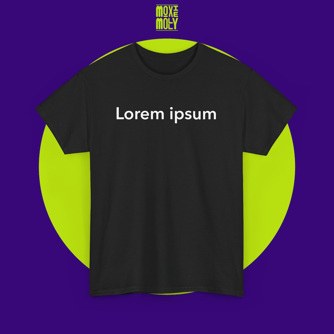 Lorem Ipsum, Typographytee, Graphic Artist Shirt, Gift for Designer ...