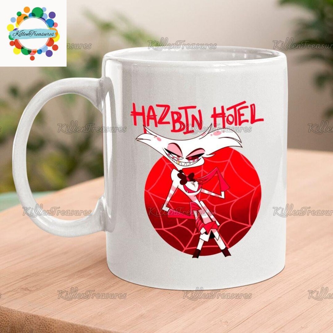 Angel Dust Mug, Hazbin Hotel Mug, Hazbin Hotel Coffee Mug, Angel Dust ...