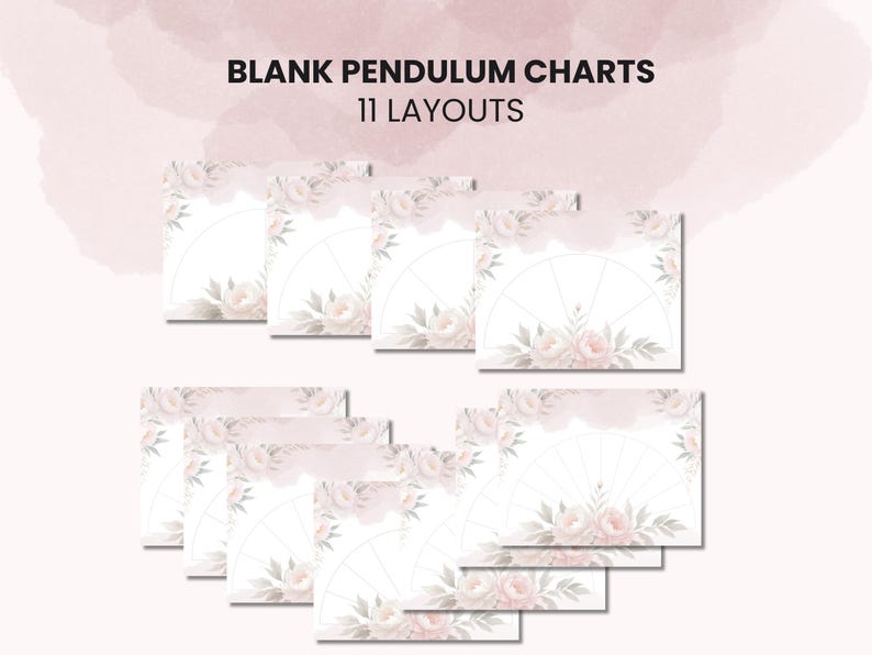 Pendulum Chart Mega Pack: Divination & Spiritual Guidance (digital ...