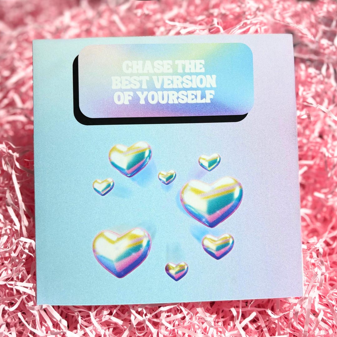 Personalised Motivational Greeting Card Breakup Card Chase the Best ...