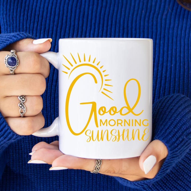 Good Morning Sunshine Coffee Mugs, Summer Mug, Good Morning Mug ...
