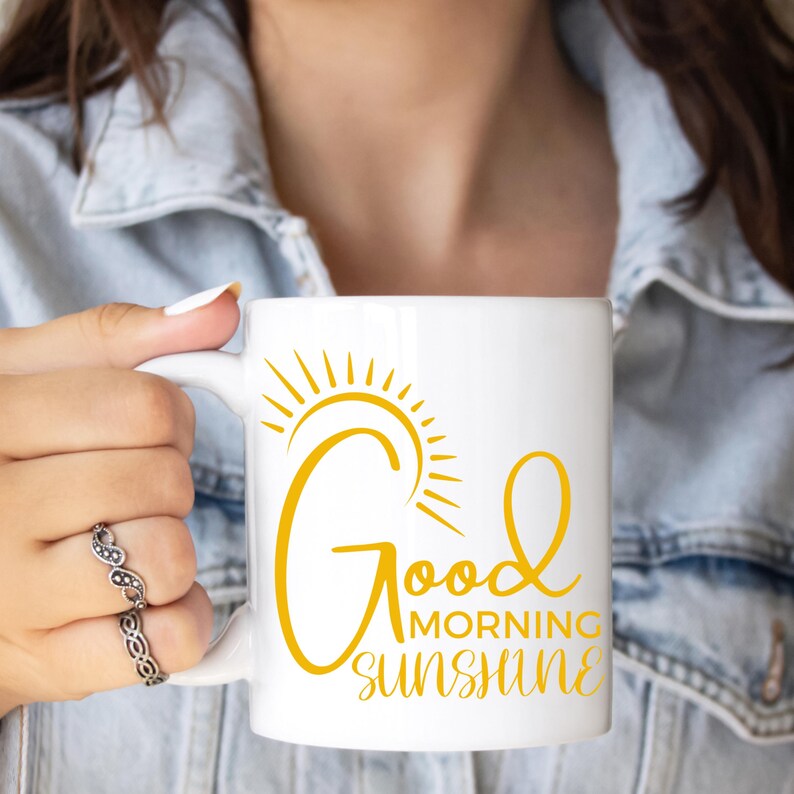 Good Morning Sunshine Coffee Mugs, Summer Mug, Good Morning Mug ...