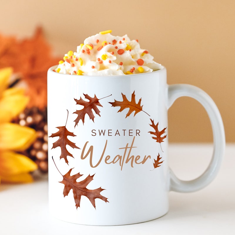 Sweater Weather Coffee Mug - Etsy