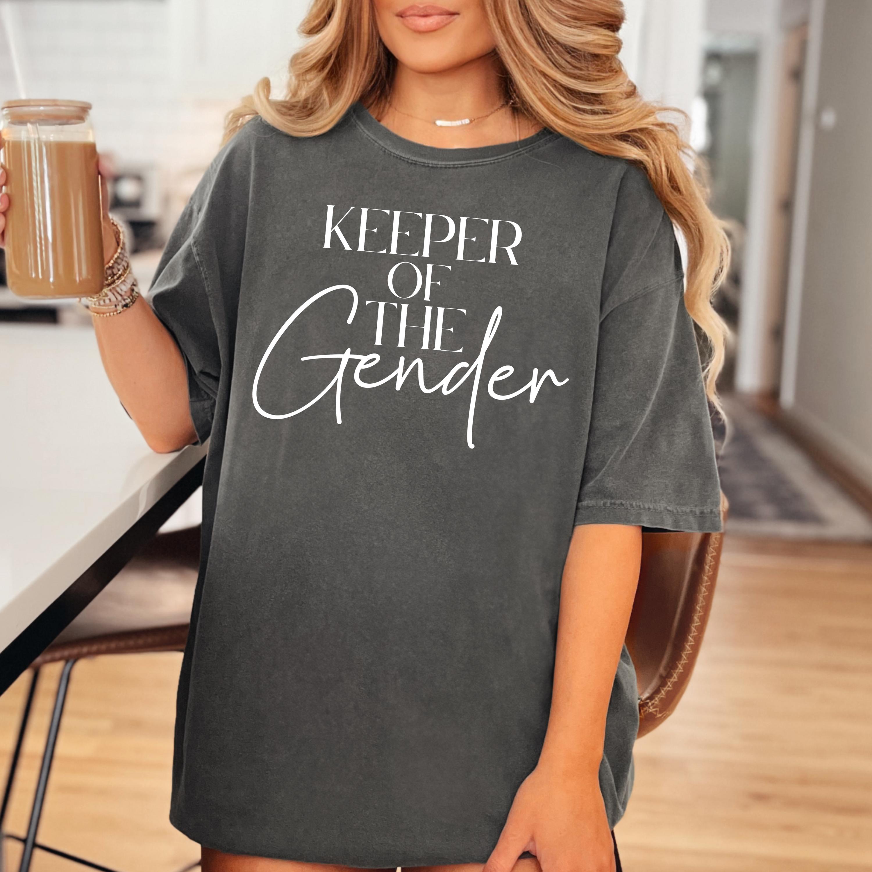 Keeper of the Gender Shirt, Gender Keeper Shirt, Gender Reveal Party ...