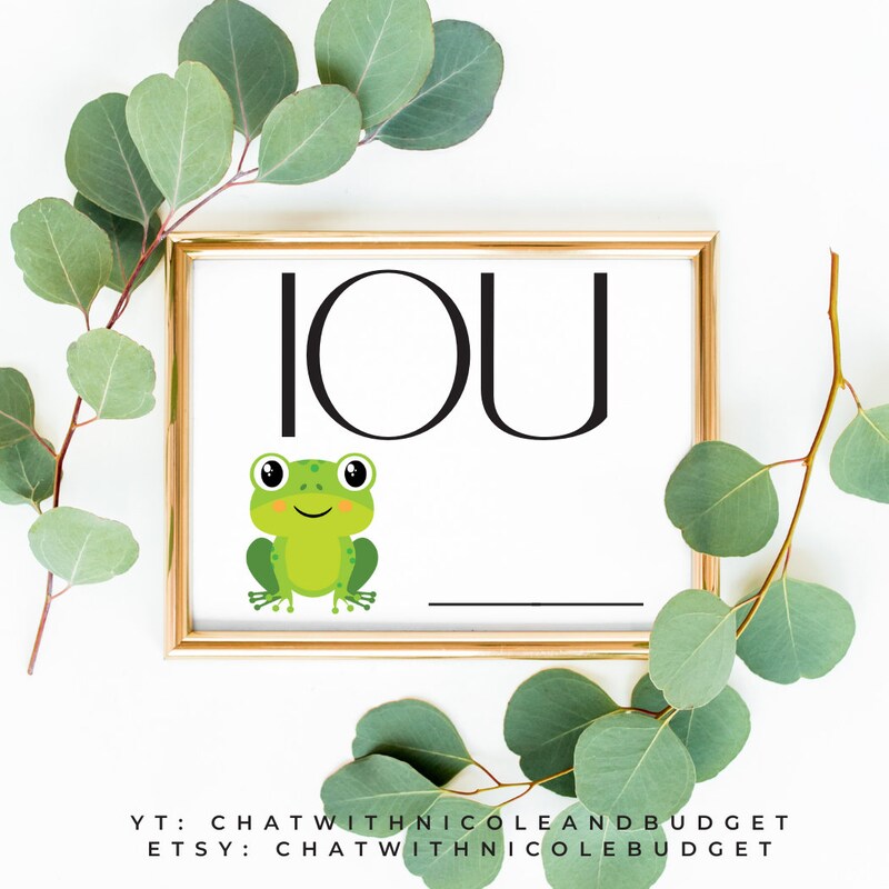 Iou - Etsy UK