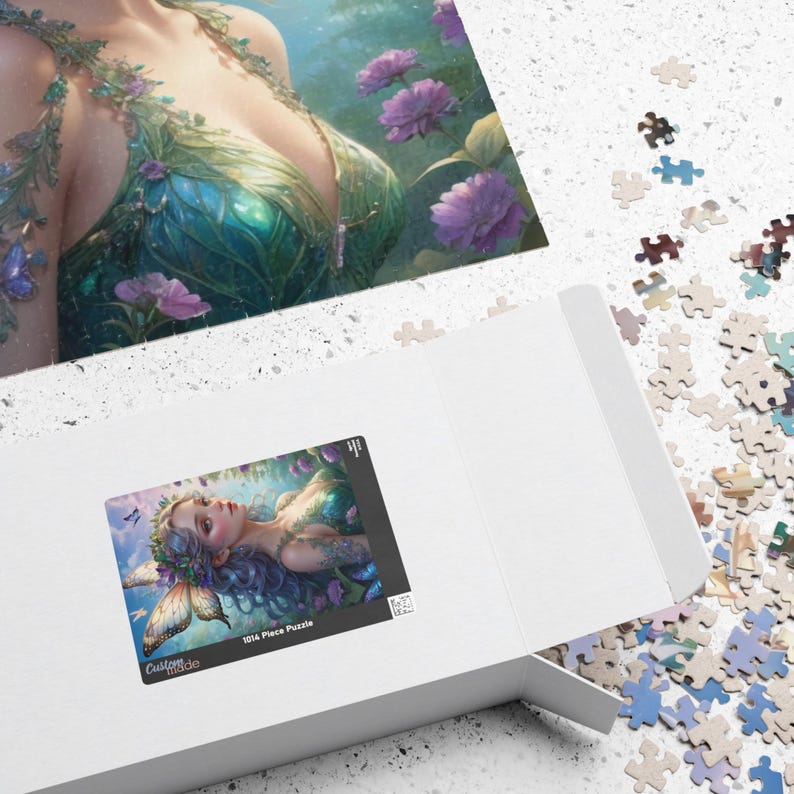 Butterfly Fairy Jigsaw Puzzle: Vibrant Fantasy Art - Etsy Canada