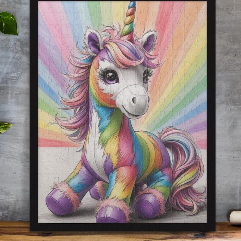 Unicorn Puzzle - Etsy