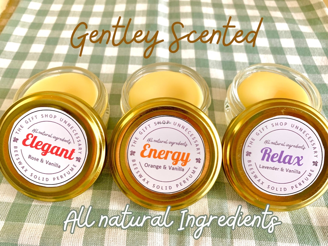 Beeswax Solid Perfume | Hands & Body Balm | Gently Scented| All-natural Ingredients | Eco ...
