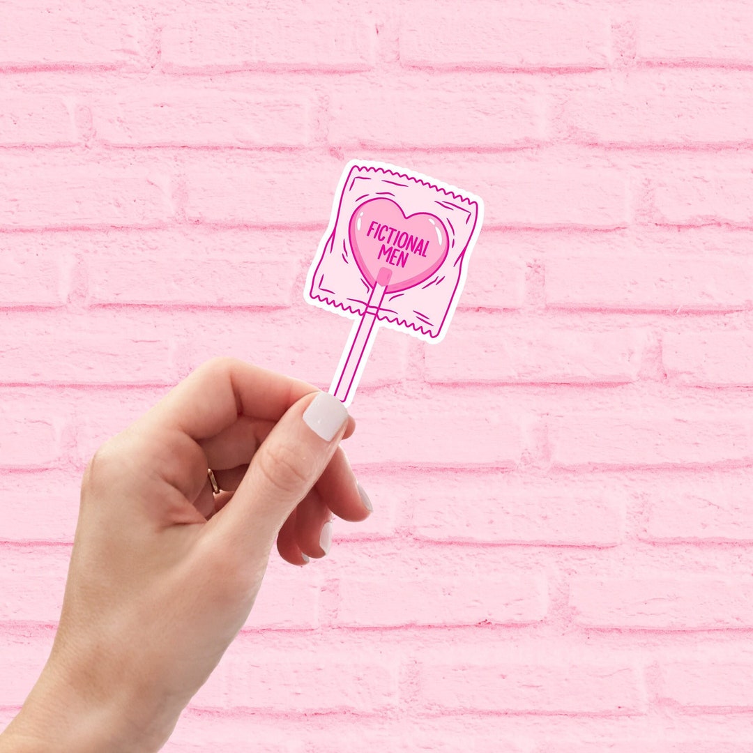 Fictional Men Sucker Lollipop Sticker for Kindle Bookish Merch Laptop ...