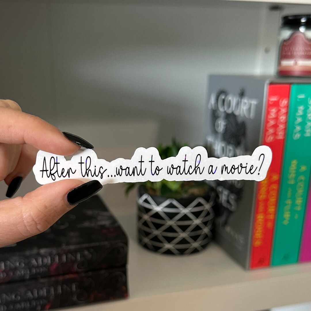 Book Sticker After This Want to Watch A Movie Ravenhood Dominic Sticker ...