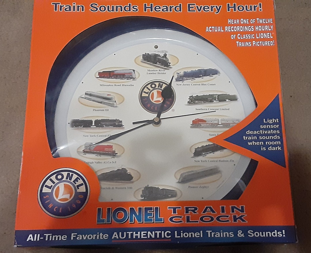 Lionel Train Clock Makes a Different Train Sound Every Hour - Etsy