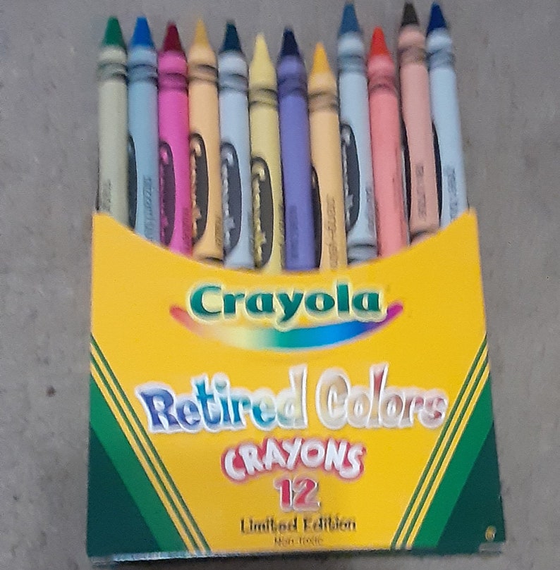 2003 Crayola Retired Colors Pack - Etsy