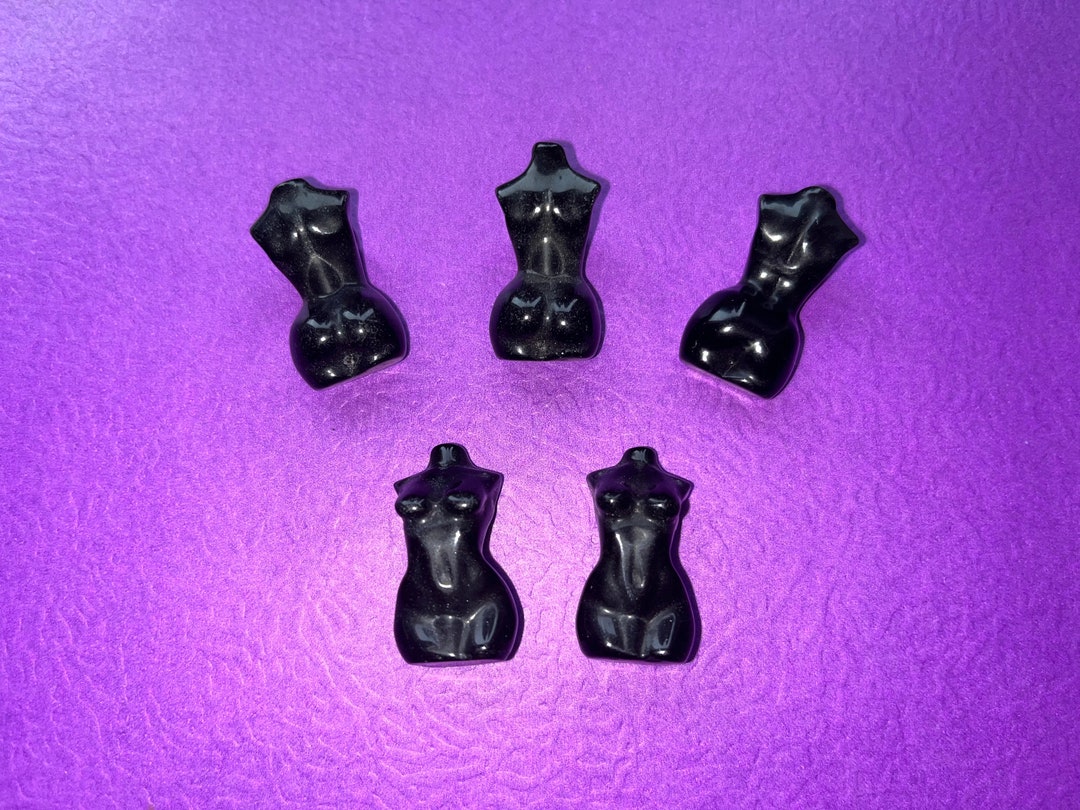 Mini Obsidian Goddess Carving Crystal - Etsy