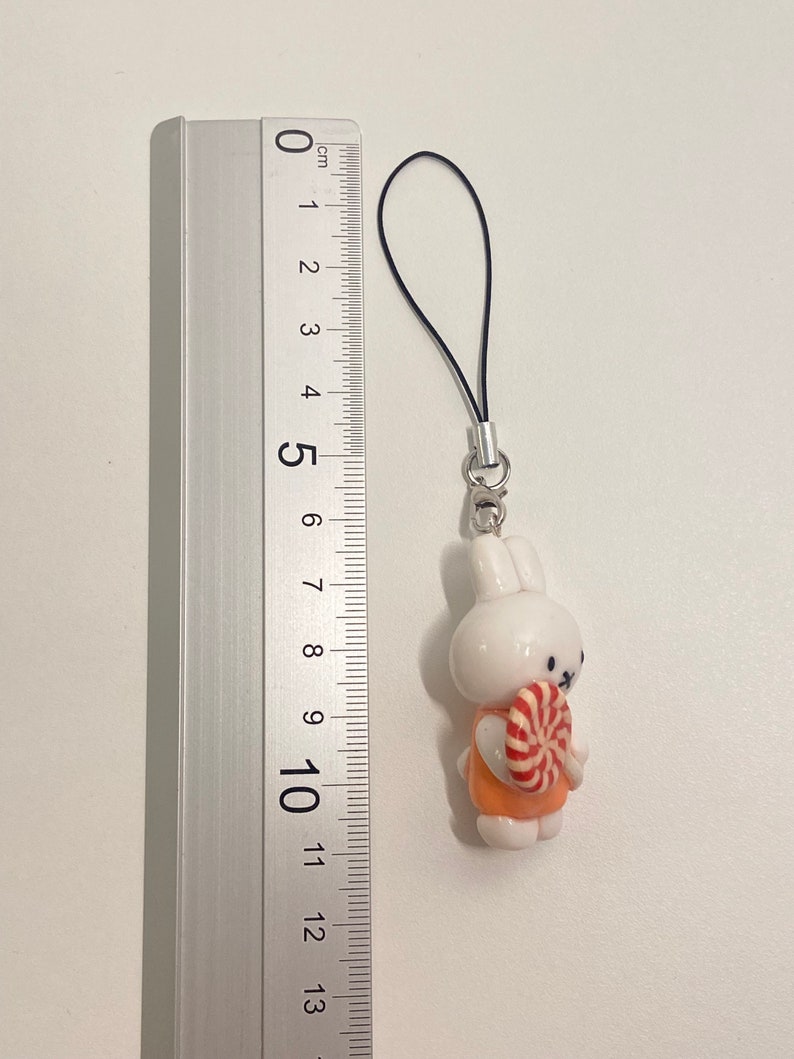 Miffy Phone Charms Miffy Keychain Korean/japanese Style Miffy - Etsy