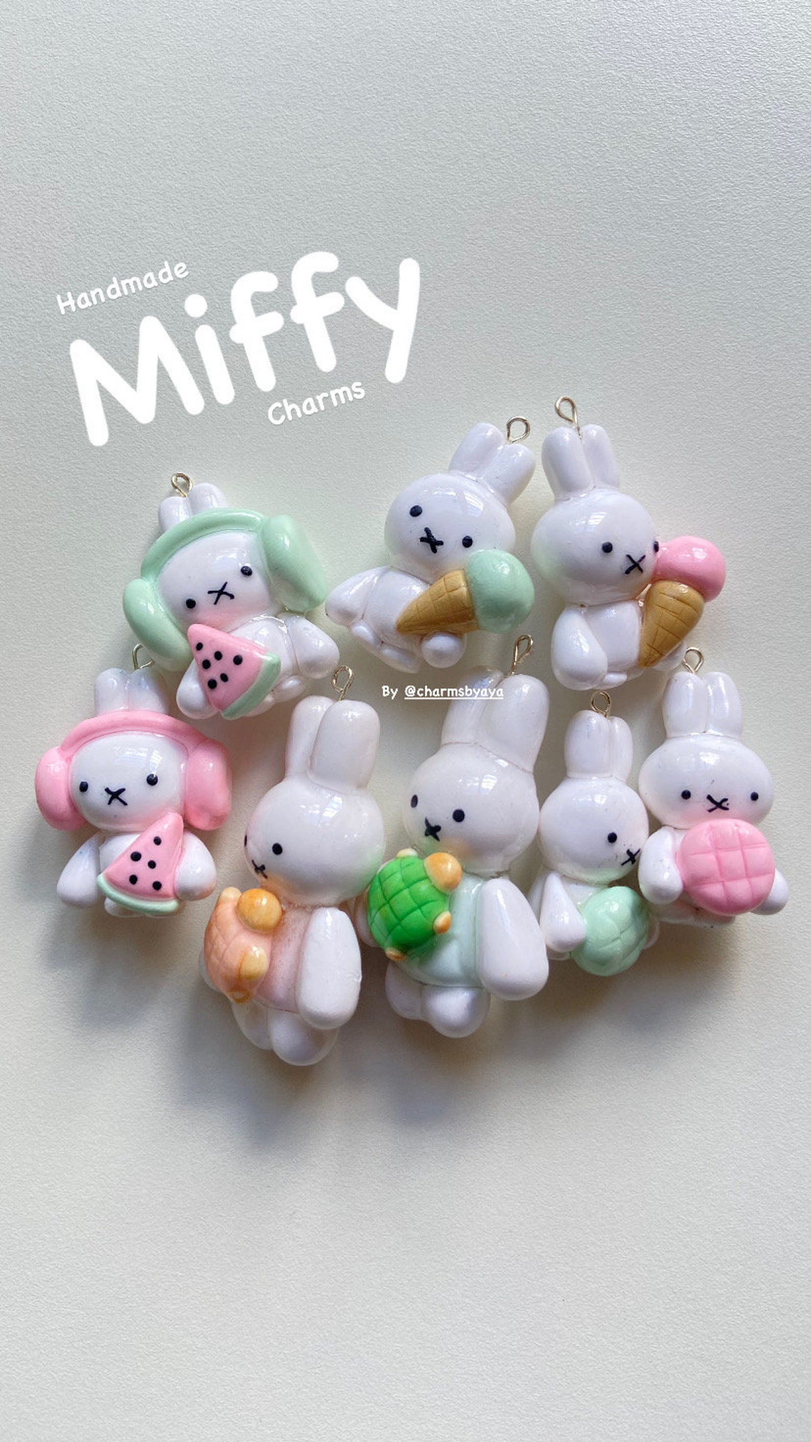 Miffy Coquette Matching Charms - Etsy