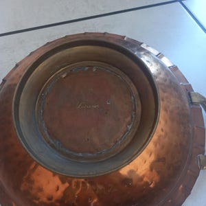 Vintage Copper Fruit Bowl - Etsy