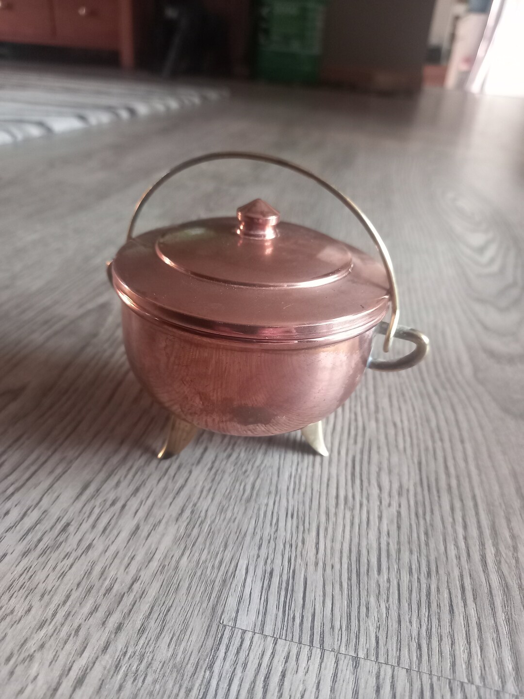 Vintage French Fairy Copper Cauldron - Etsy