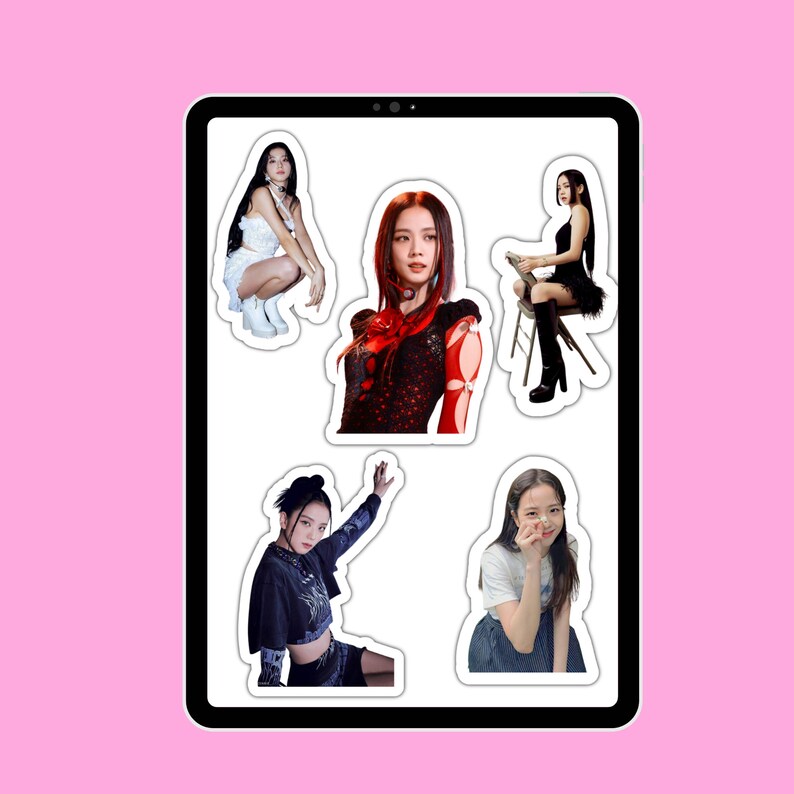 Hojas de pegatinas de Blackpink Paquete de pegatinas de Blackpink KPOP BP Lisa Jisoo Jennie Rose ...