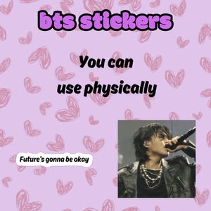BTS Quotes Stickers BTS Merch Afirmations BTS Png Svg Stickers Quotes ...