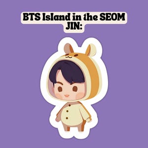 BTS Island in the SEOM 7 Png&svg Sticker Pack Bts Animal Stickers ...