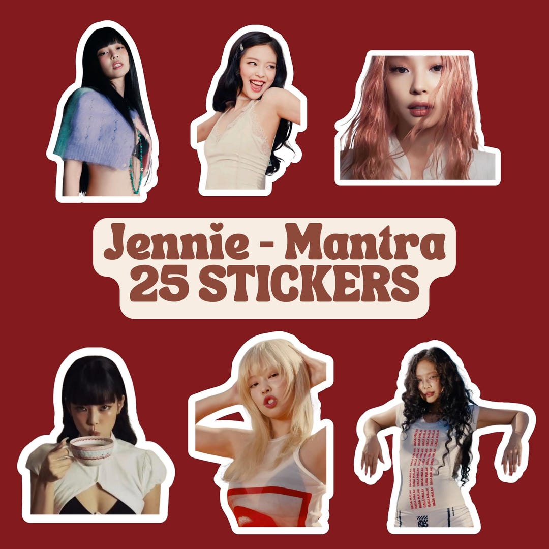 Jennie Mantra Png Stickers Blackpink Stickers Jennie New Song Mantra ...