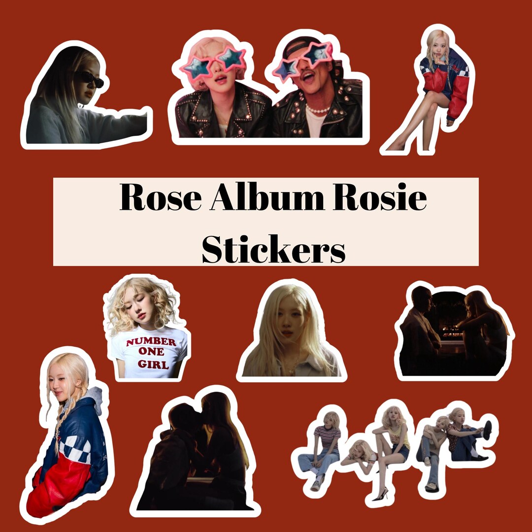 Blackpink Rose New Album Stickers BP Rose Stickers Rose New Album Rosie ...