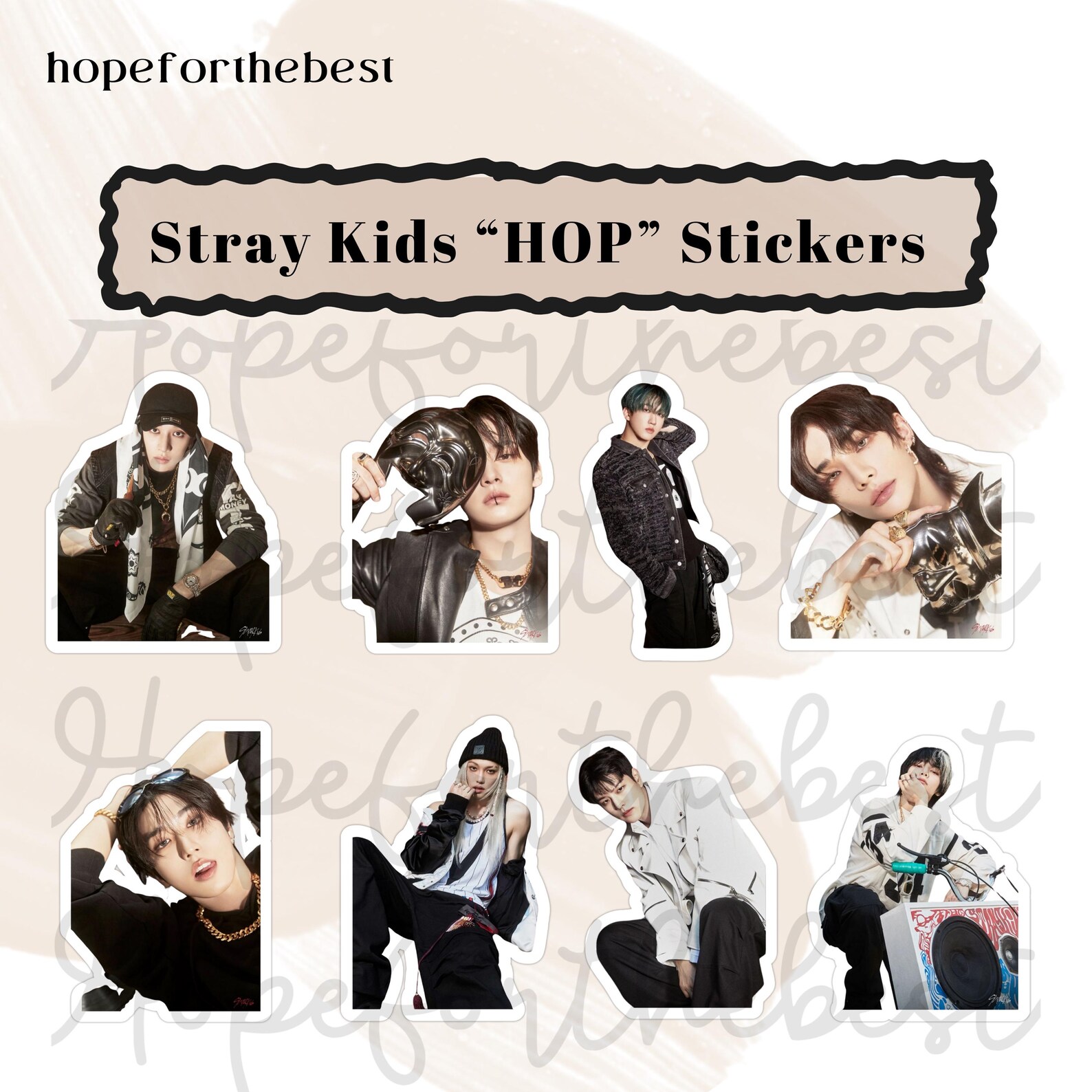 Stray Kids New Album HOP Stickers Skz Stickers Stray Kids Merch Digital ...