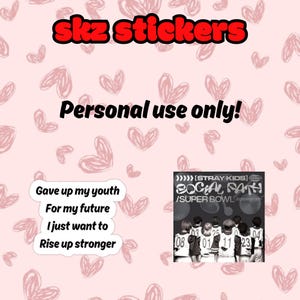 Stray Kids Quotes Stickers Stray Kids Merch Affirmations SKZ Png Svg ...