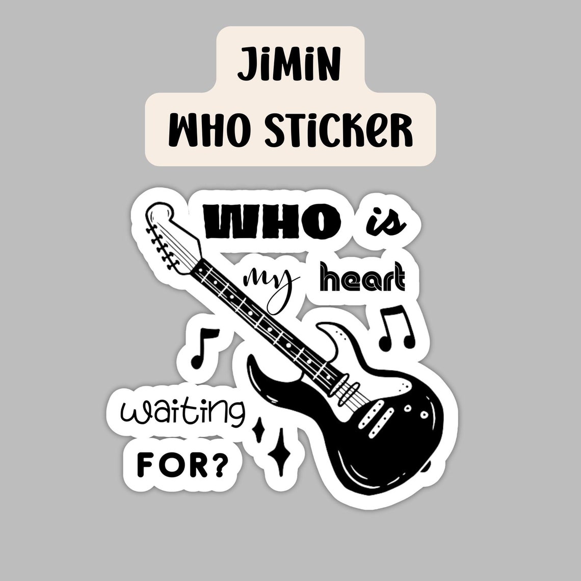 BTS Jimin Muse Sticker Jimin Png Svg Sticker BTS Jimin Guitar Sticker ...