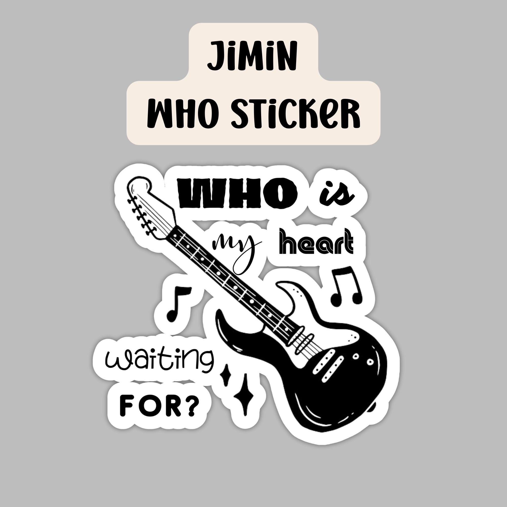 BTS Jimin Muse Sticker Jimin Png Svg Sticker BTS Jimin Guitar Sticker ...