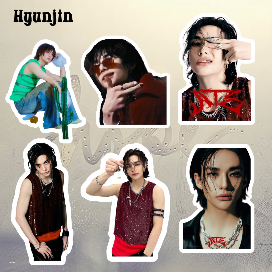 Stray Kids ATE Stickers 50 Sticker Pack SKZ Boy Band Kpop Stickers ...