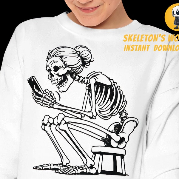 Skeleton Girl - Etsy