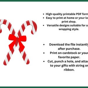 Let It Snow Printable Tags, Christmas Gift Tags, Printable Tags for ...