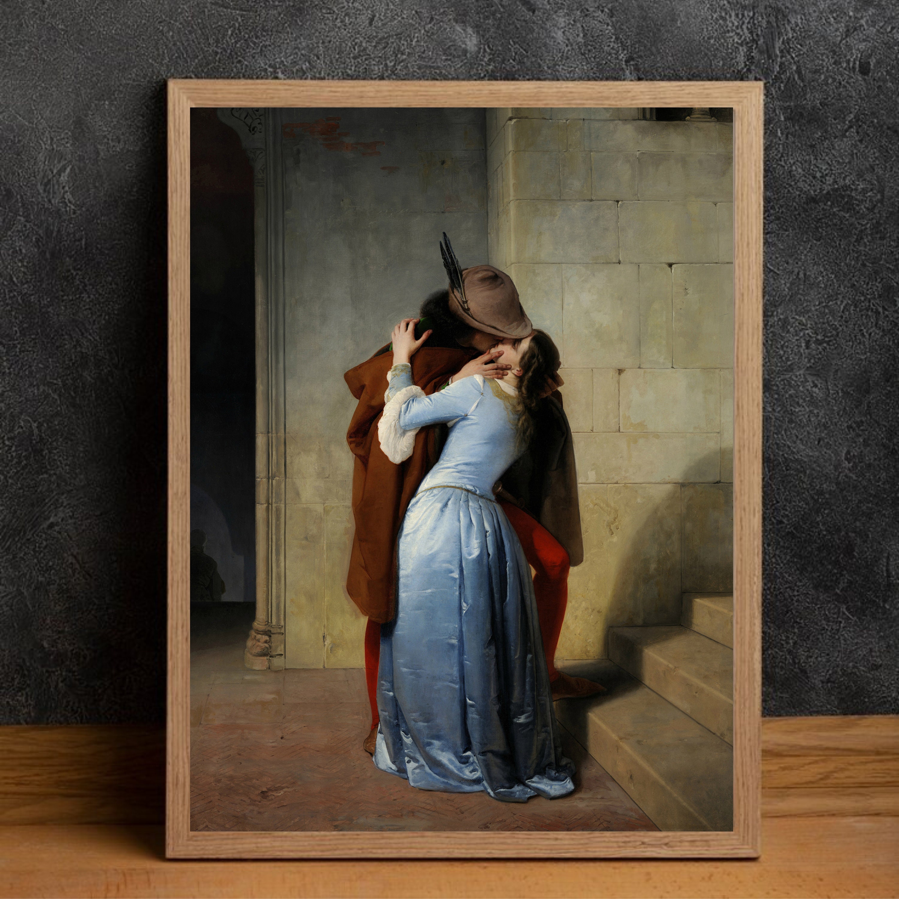 El Beso the Kiss by Francesco Hayez Digital Art, Fine Art Wall Decor ...