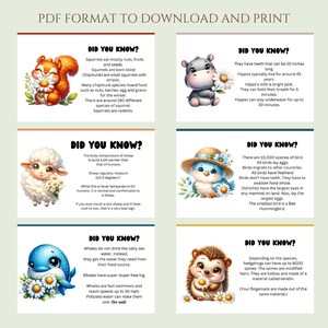 20 Cute Animals Lunch Box Notes for Kids, Lunchbox Notes Printable ...