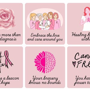 48 Cancer Positive Affirmation Cards Printable | Empowering Daily ...