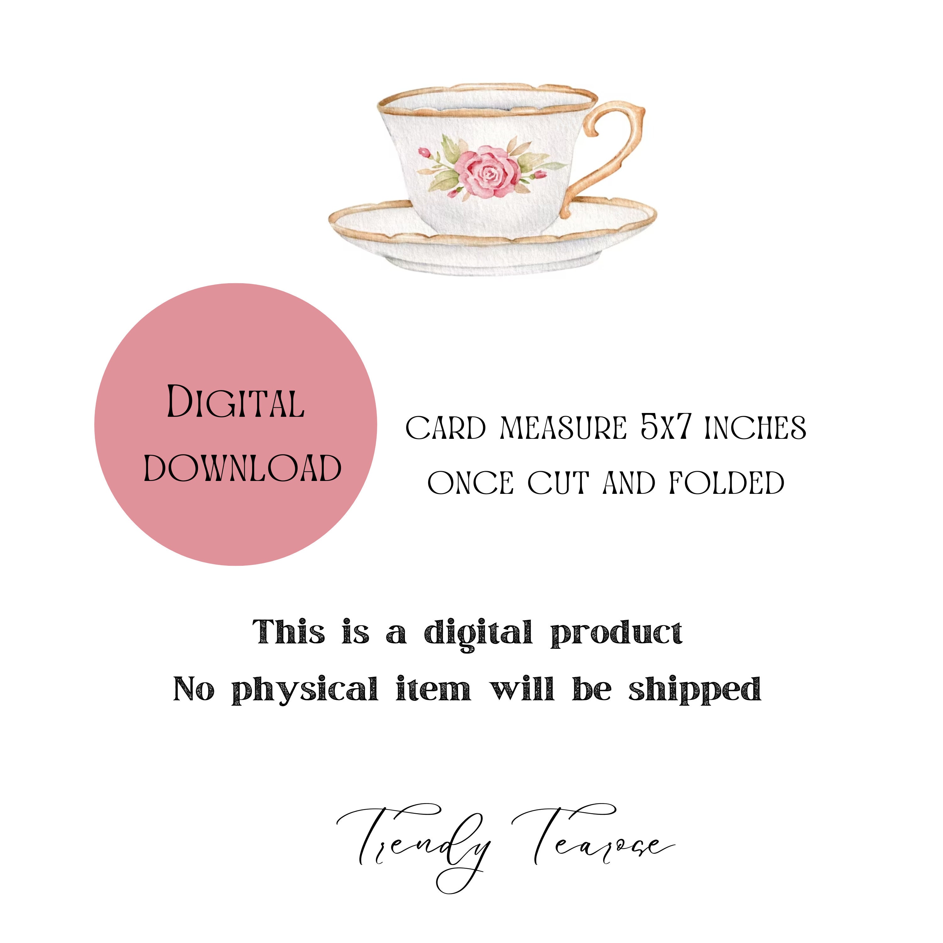 Vintage Mom Printable Blank Card Mother's Day Digital Download Card Mom ...