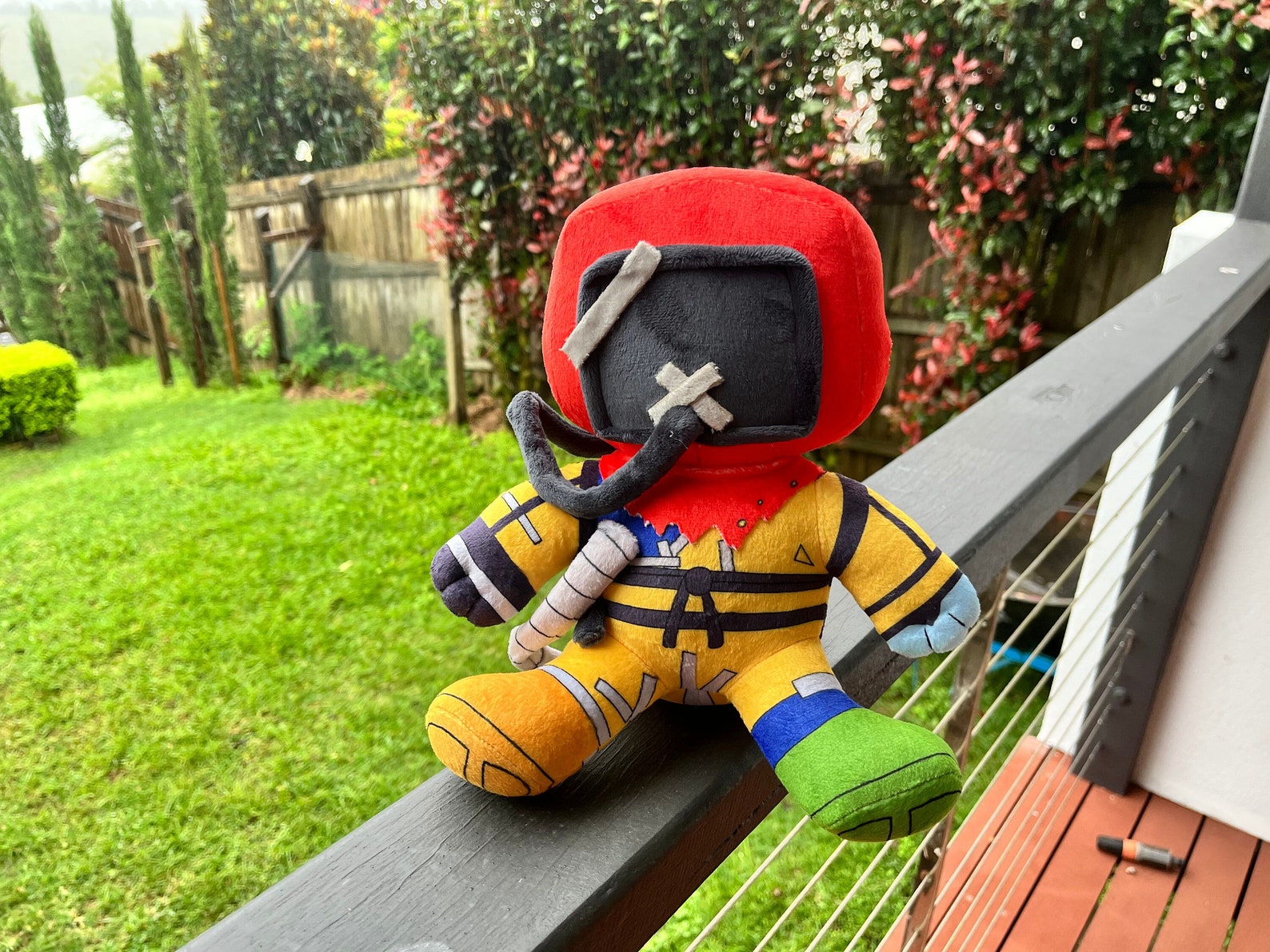 Rust Gift Game Hazmat Suit 8 Inch Premium Plushie for Decoration Setup ...