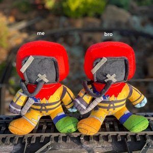 Rust Gift Game Hazmat Suit 8 Inch Premium Plushie for Decoration Setup ...