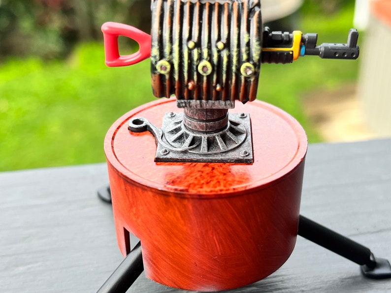 Rust Gift Game Vinyl Auto Turret Figure for Gaming Setup Present ...