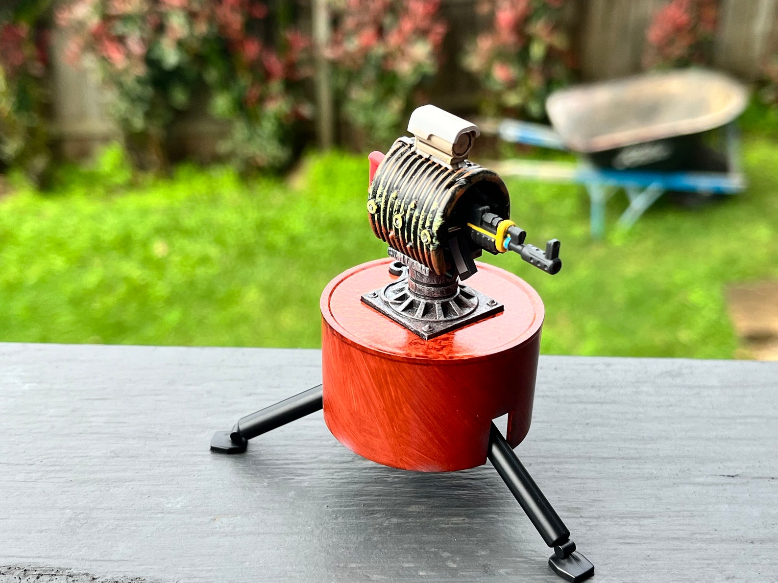 Rust Gift Game Vinyl Auto Turret Figure for Gaming Setup Present ...