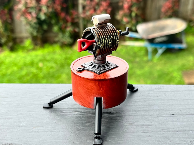 Rust Gift Game Vinyl Auto Turret Figure for Gaming Setup Present ...