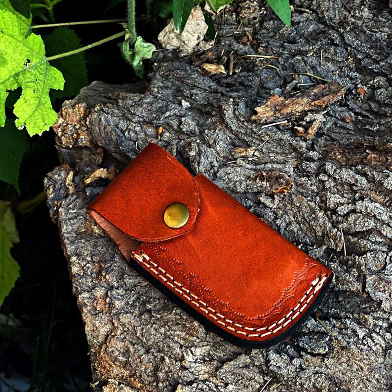 Southwestern Inlay Knife - Turquoise Inlay With Damascus Blade Brass ...