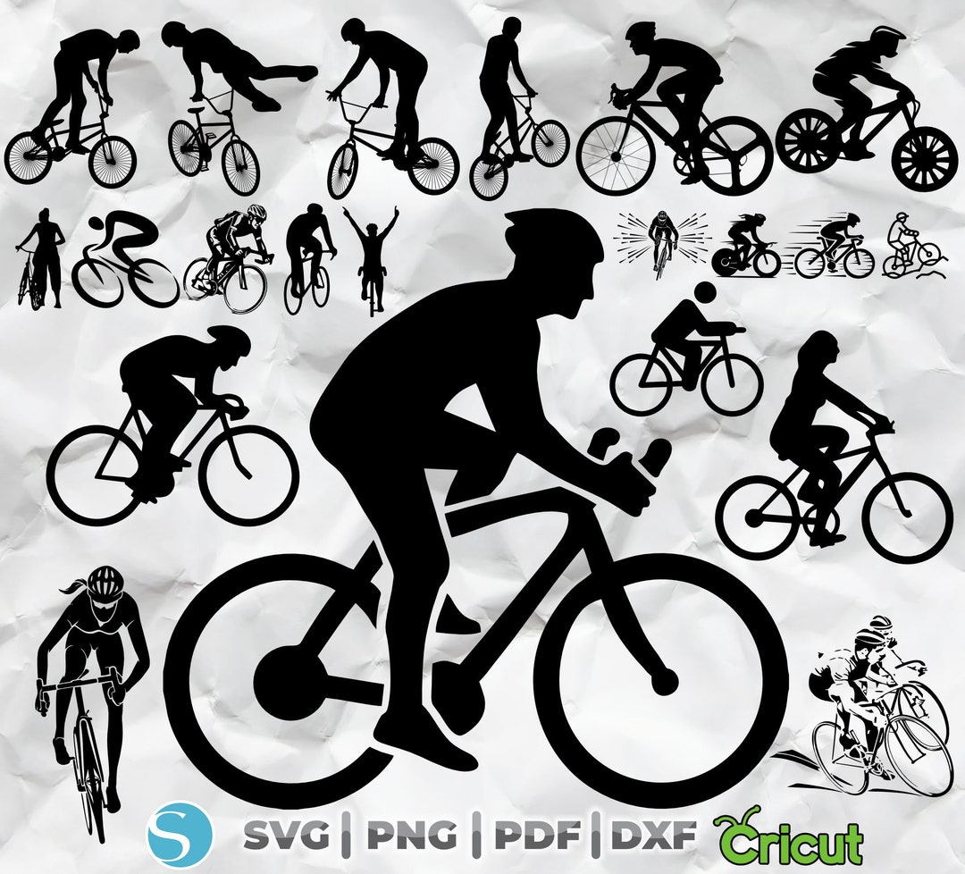 Cyclist Silhouette Design, Roller Sport Art, Olympic Cyclist, Cyclist ...