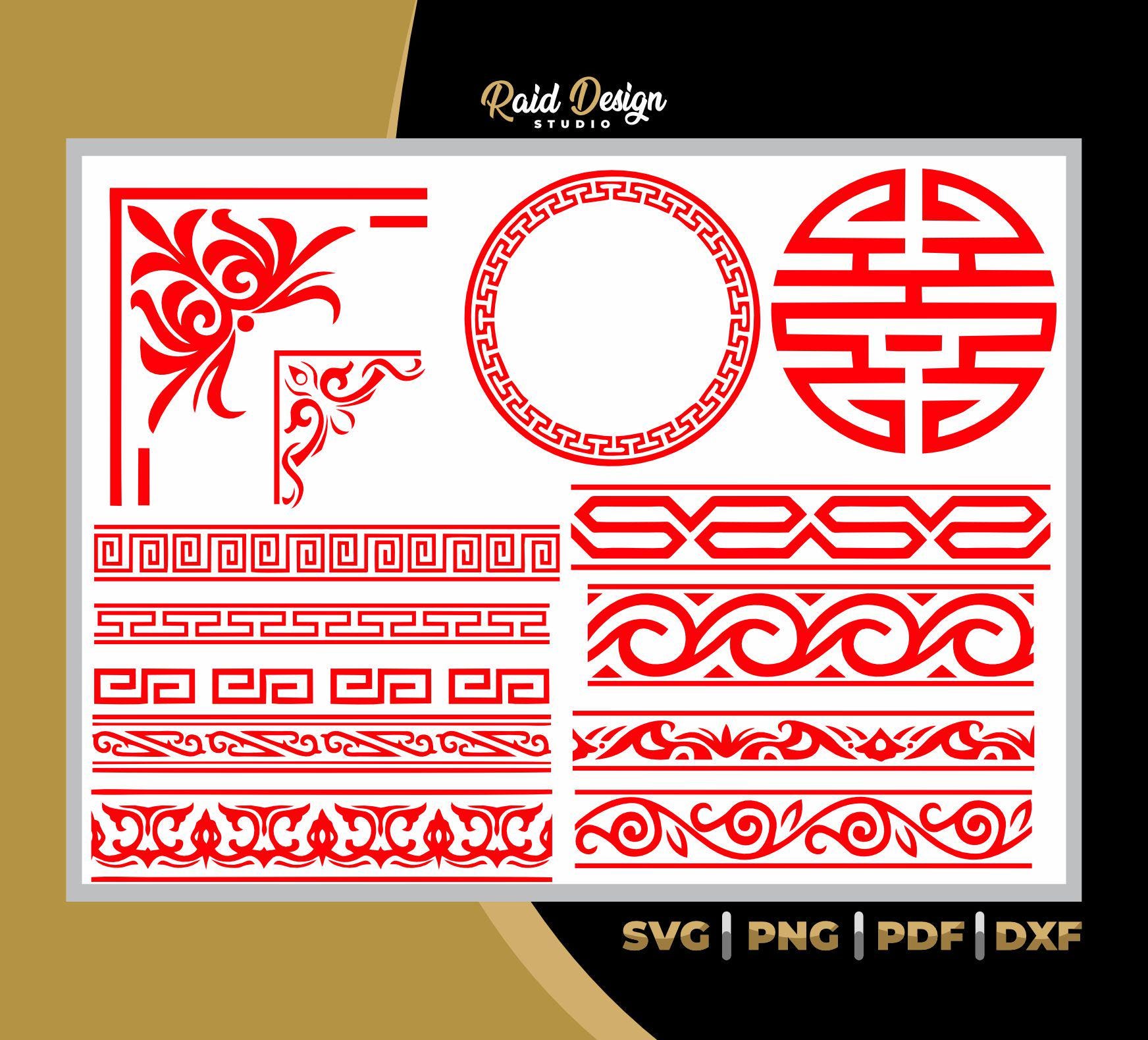 Chinese Patterns to Print, Chinese Circle Design, Chinese Pattern ...